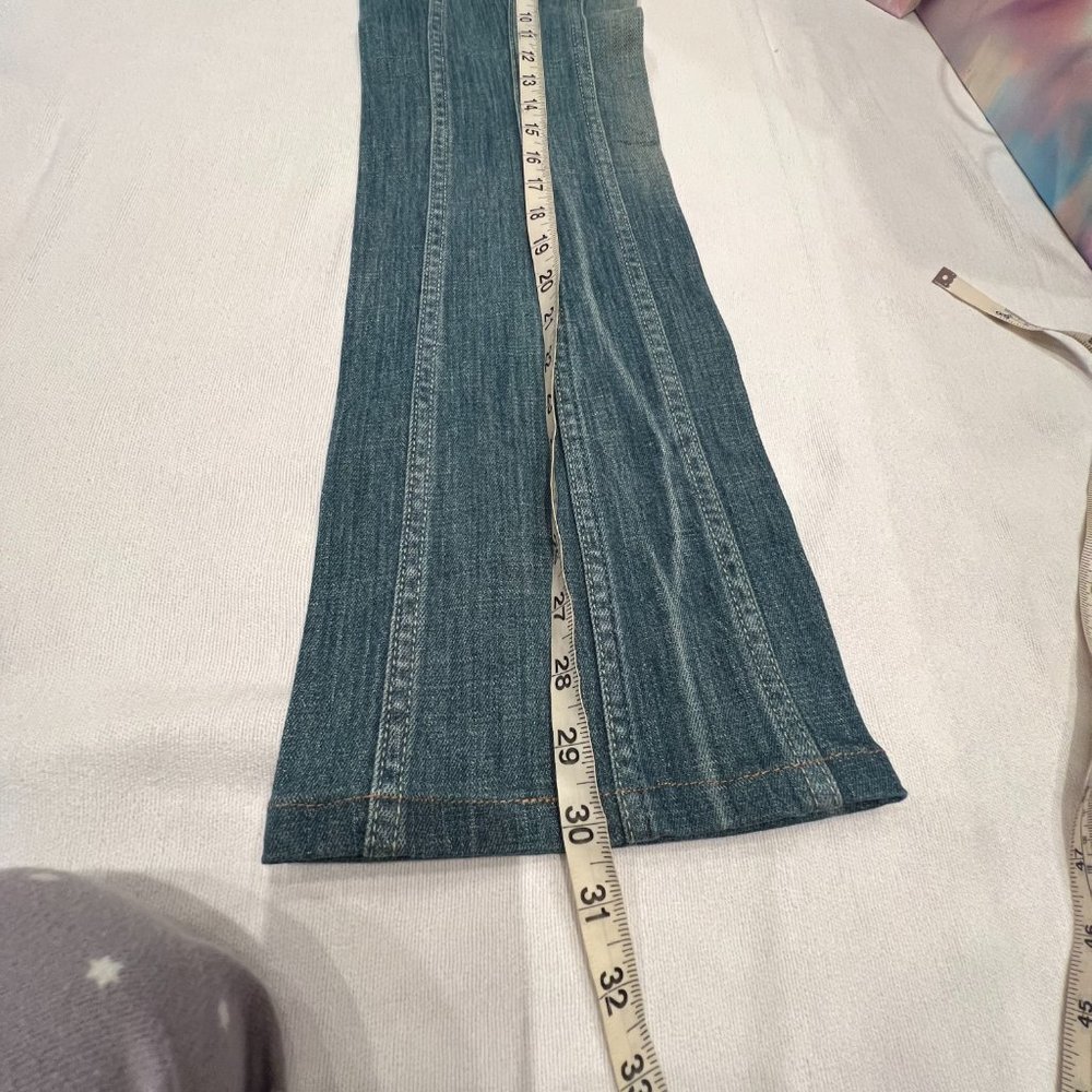 People For Peace Embroidered Jeans - Gem